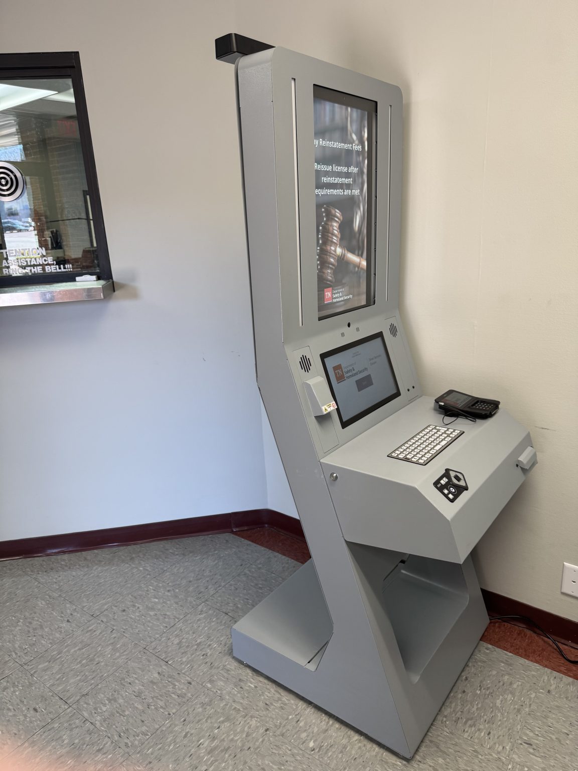 Driver’s License Kiosk In 911 Lobby – Waverly Public Safety